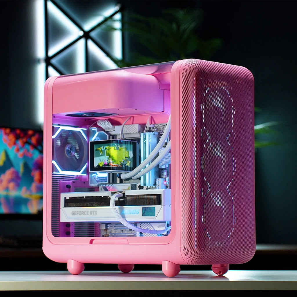 Blossom Titan Gaming PC | RTX 5090 | 9800X3D | HYTE X50