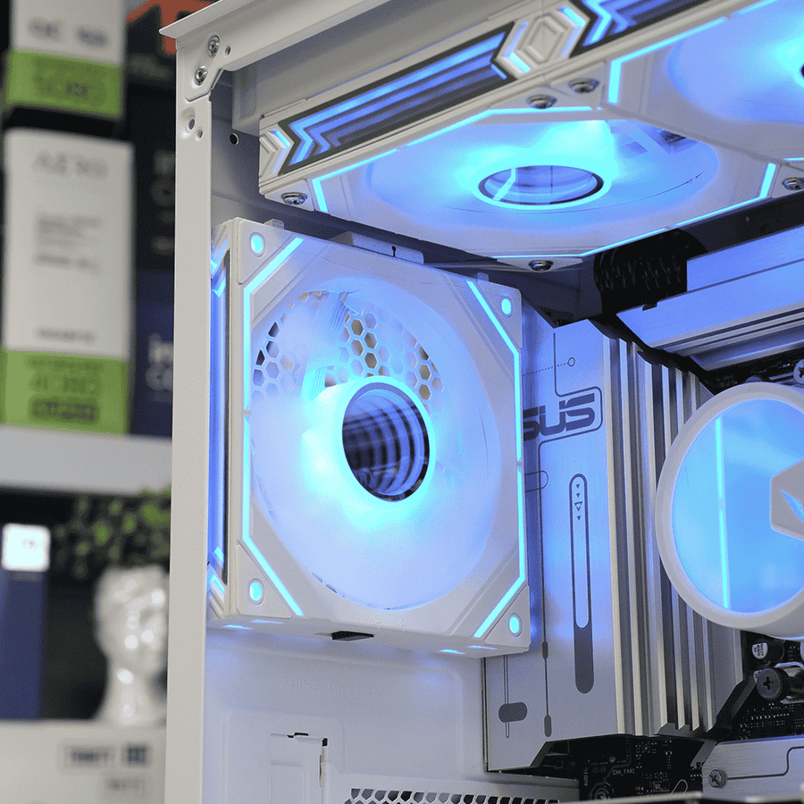 Prism Ultra White | RTX 5080 | Ryzen 7800X3D | Radium PCs