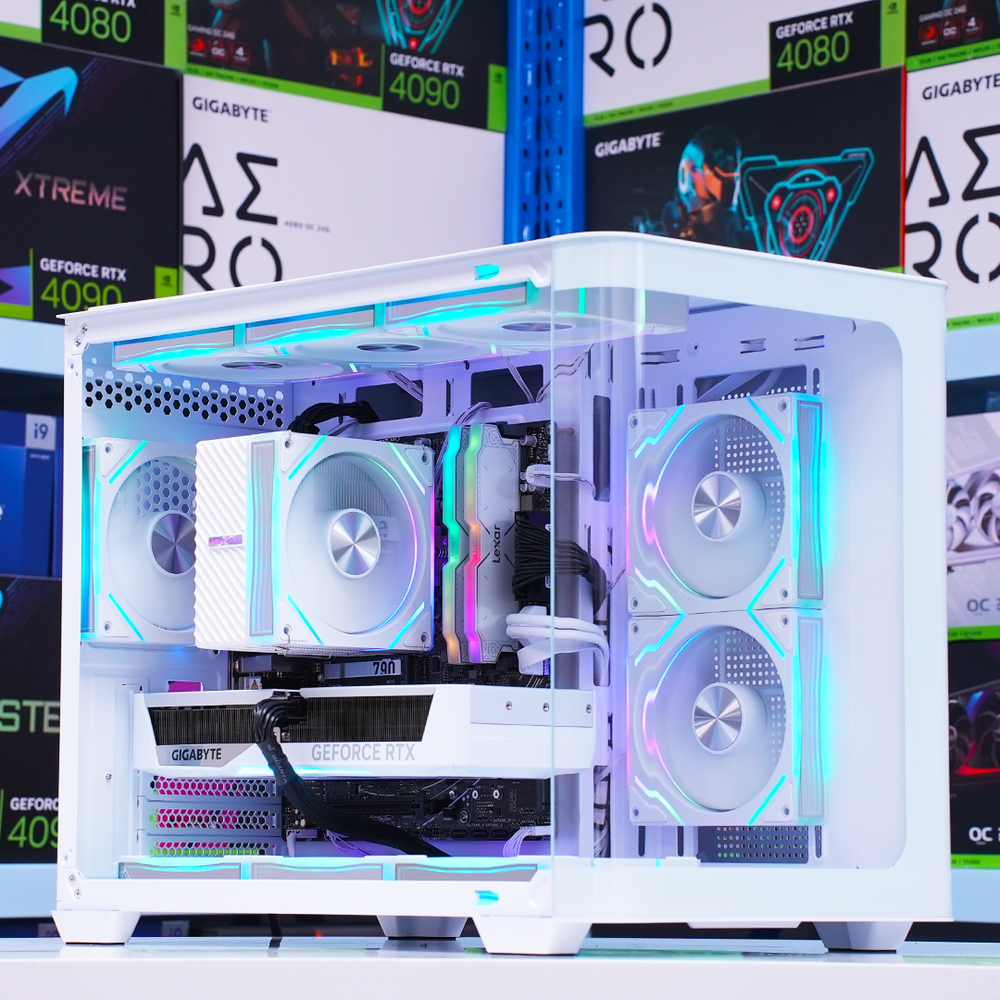RTX 5070 12GB | Ryzen 7500F | 1440p/4K Gaming PC – Delta Core White