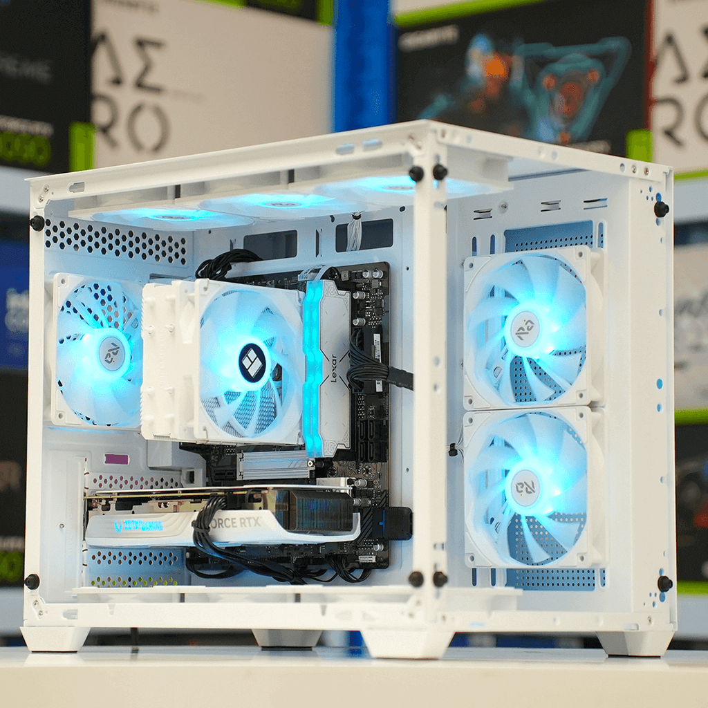 Prism Core White | RTX 5060 8GB | Ryzen 7500F | Gaming PC