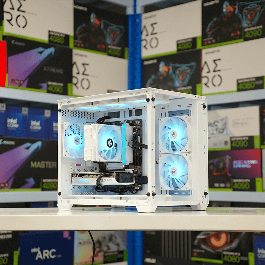 Prism Core White | RTX 5060 8GB | Ryzen 7500F | Gaming PC